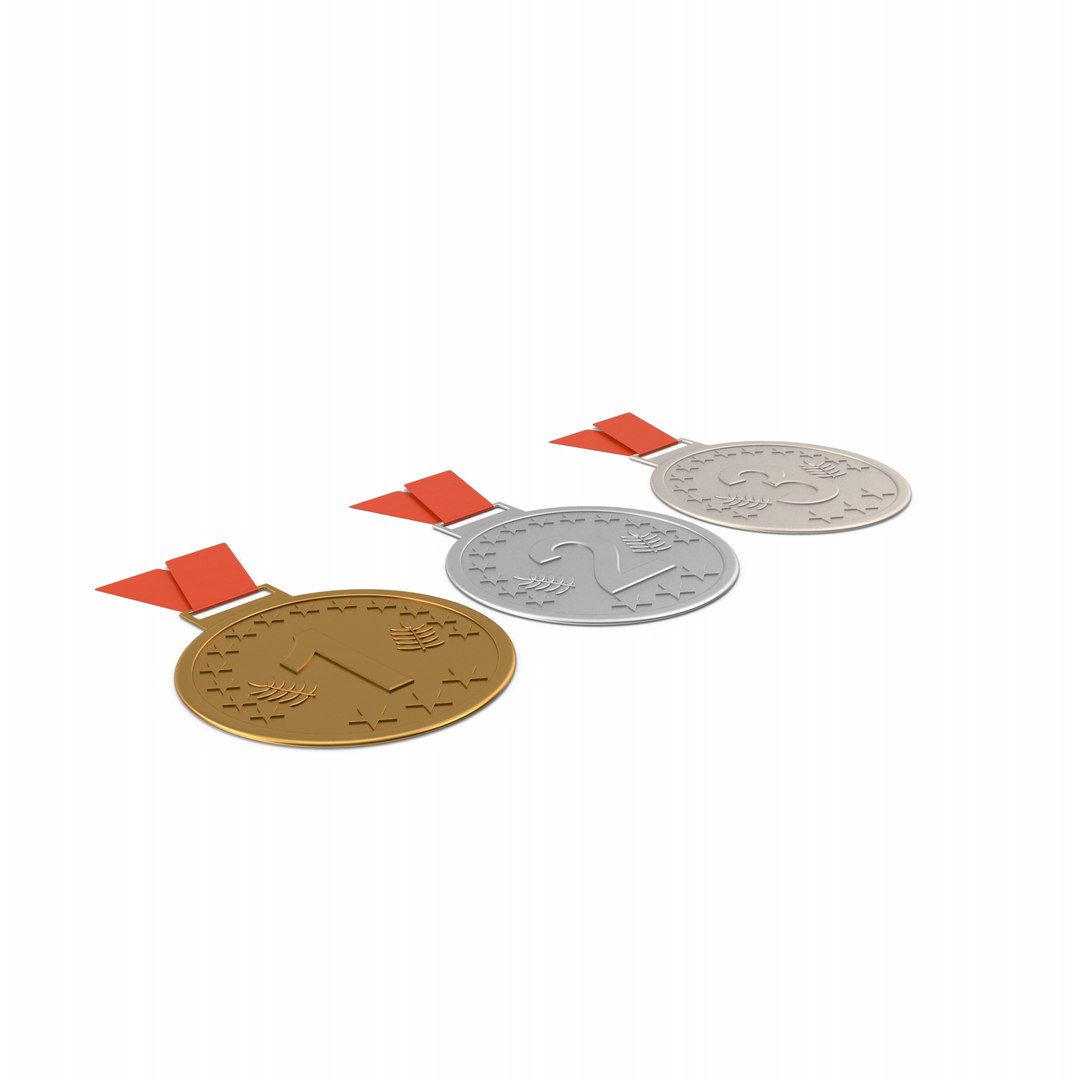 Medals Model - TurboSquid 2318603