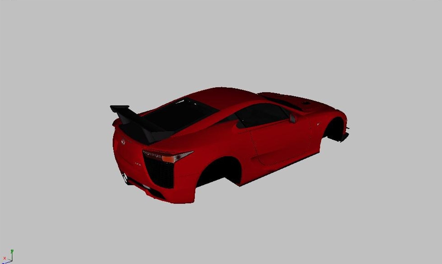 3d Model Lexus Lfa