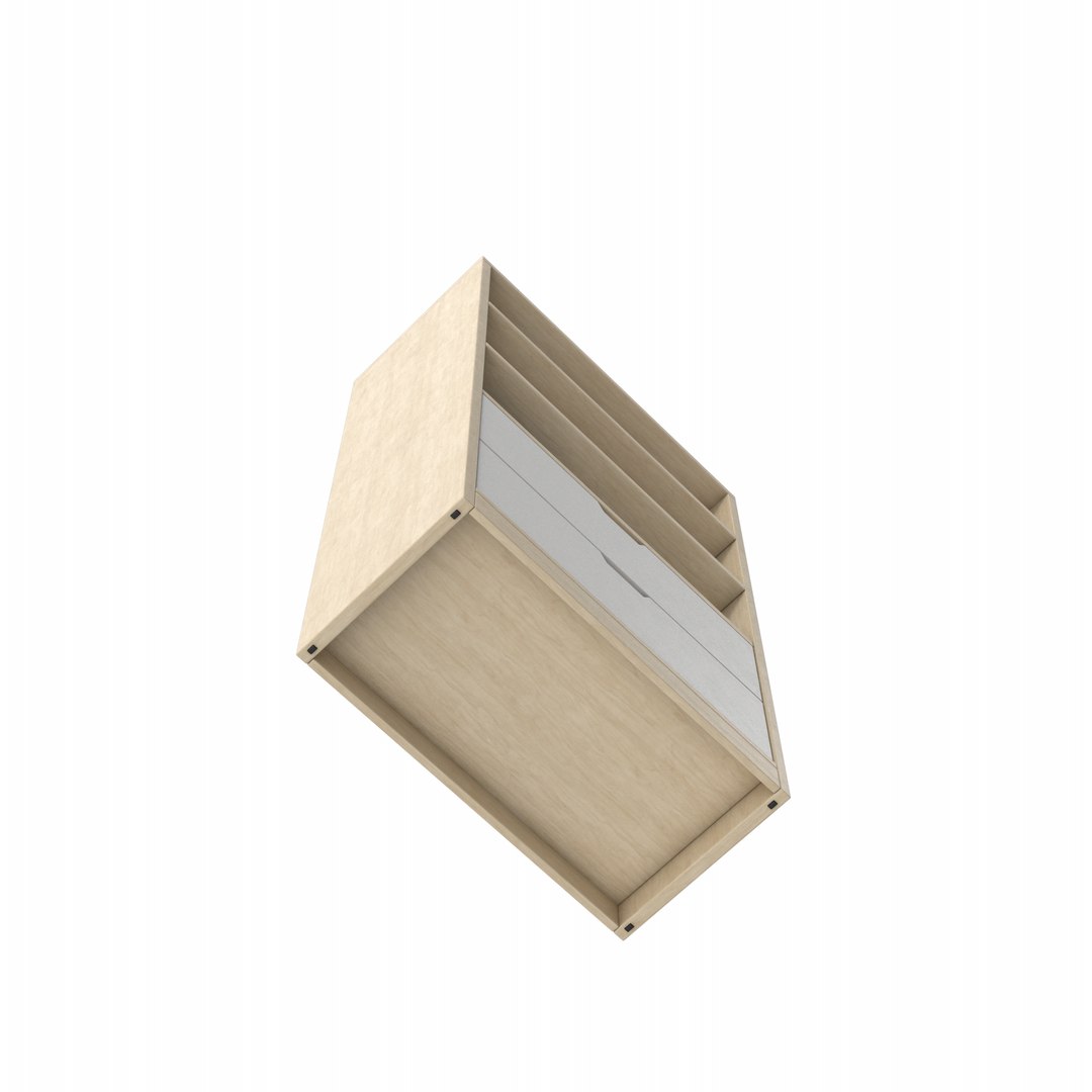 3D Wooden Bookcase Cabinet Set - TurboSquid 2065702