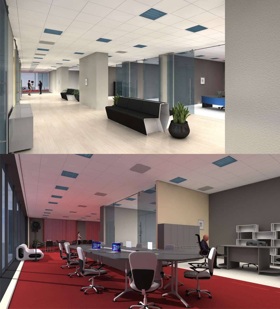 3D 3d-scenes - Office 04 Model - TurboSquid 1420317