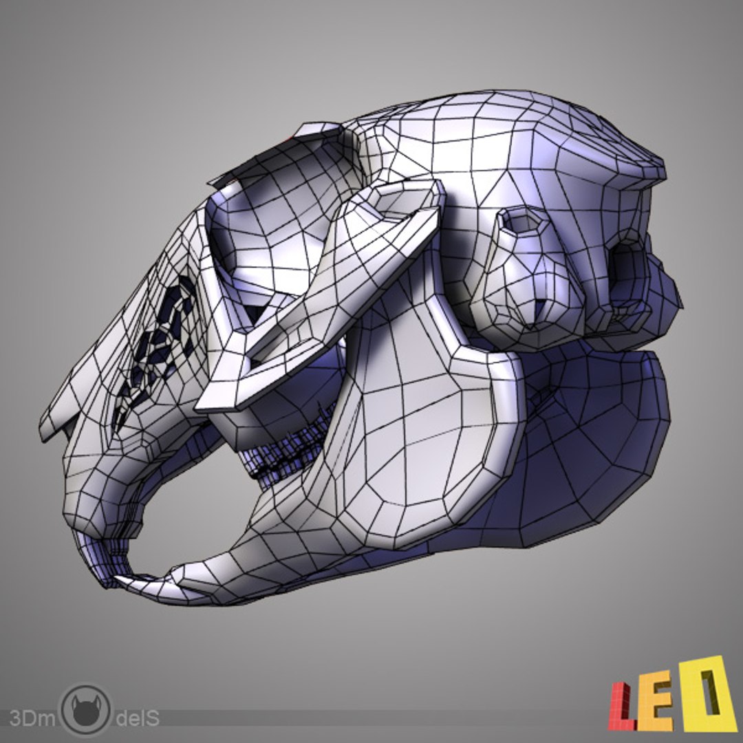 rabbit skeleton bones 3ds