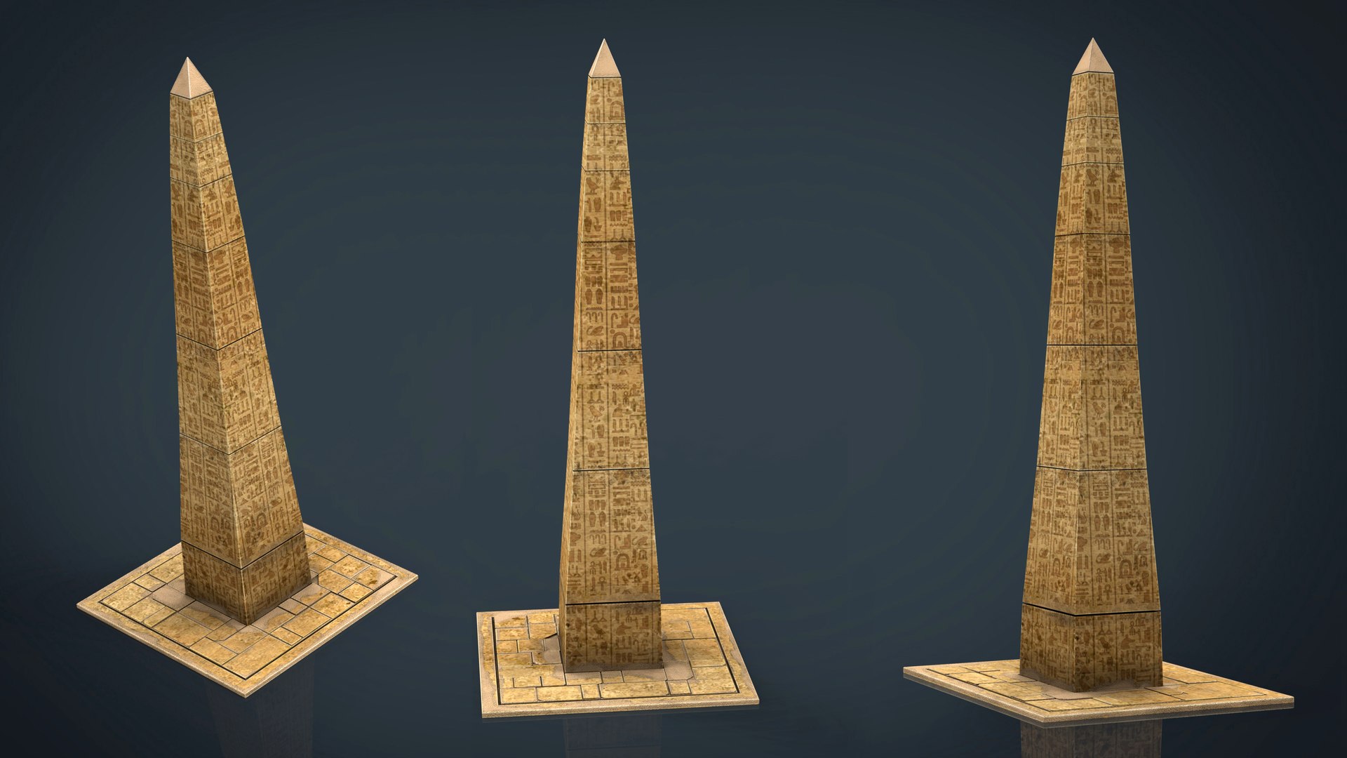 Obelisk Model - TurboSquid 1366828