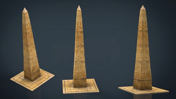 Obelisk model - TurboSquid 1366828