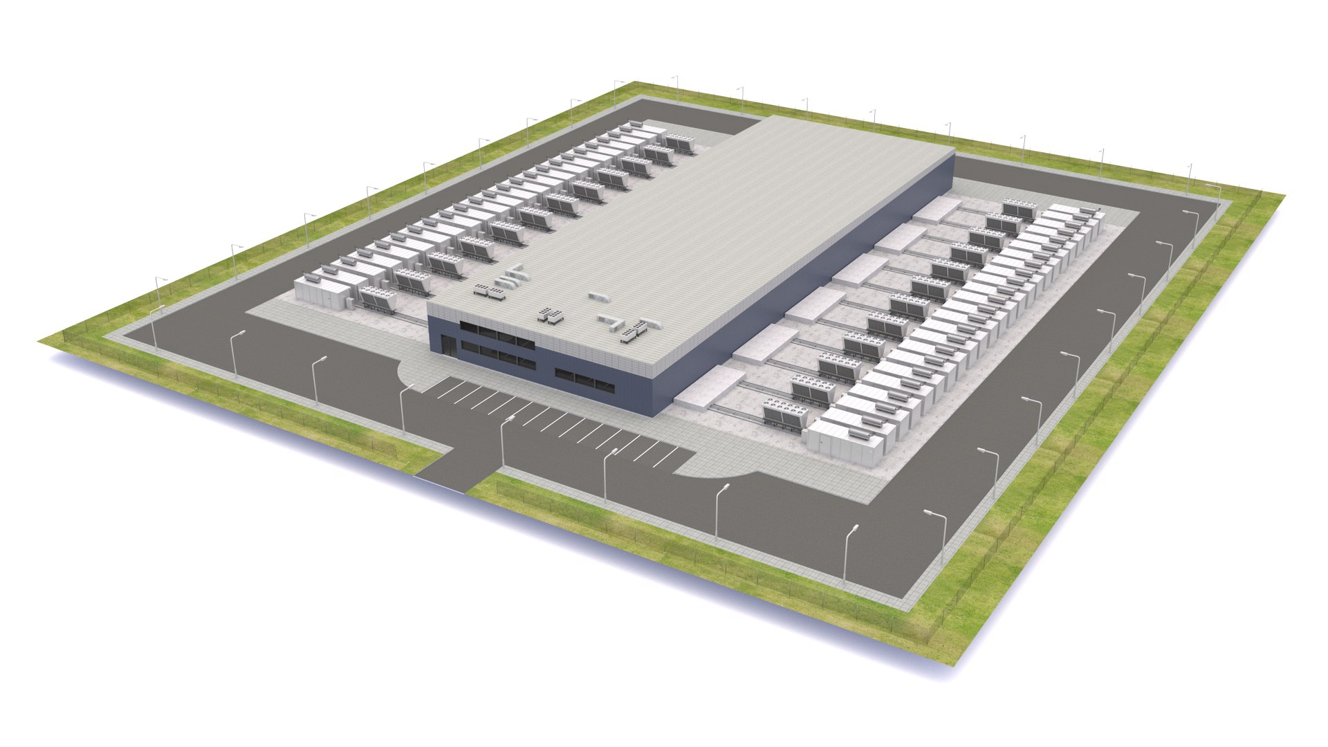 3D Data Center Building - TurboSquid 2294971