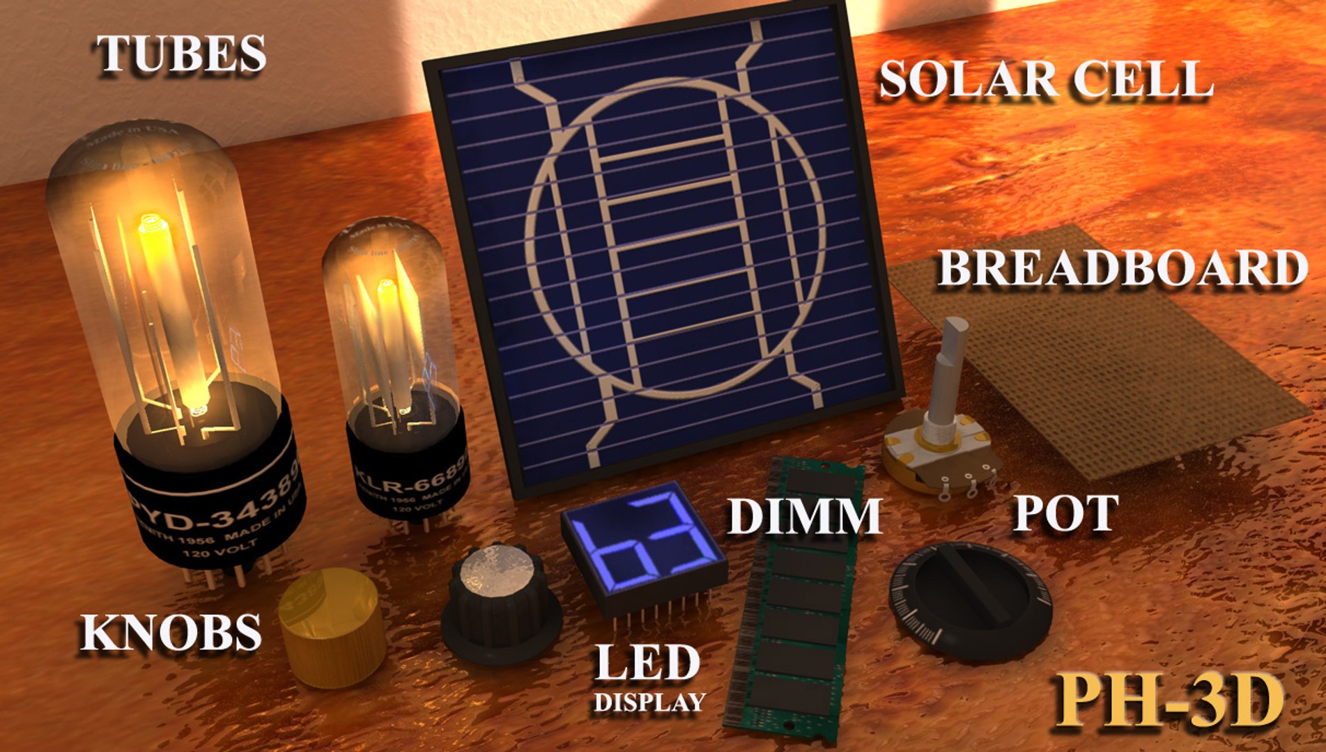 Component Electronics 3d Model