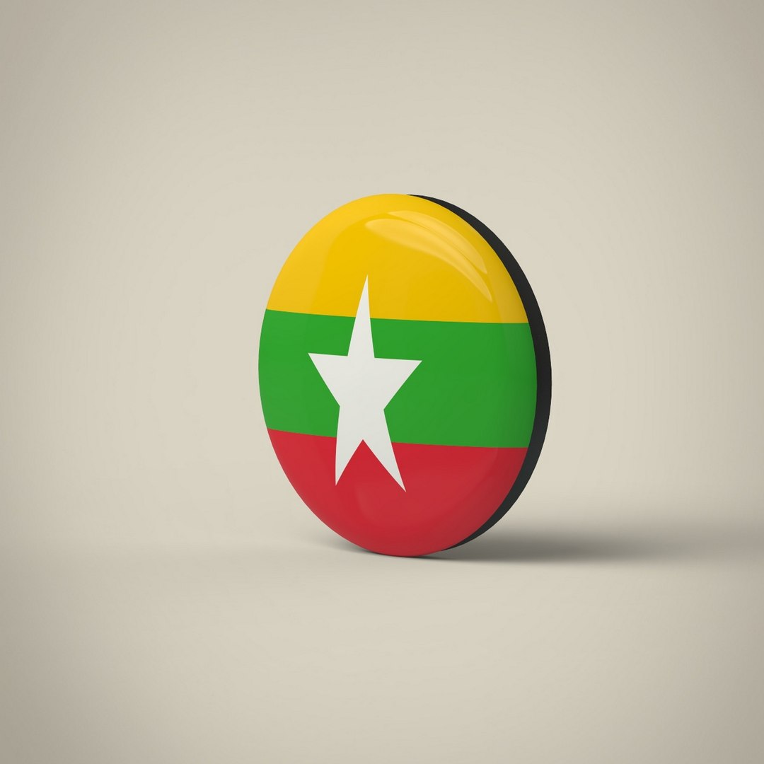 Myanmar Badge 3D model - TurboSquid 1820048