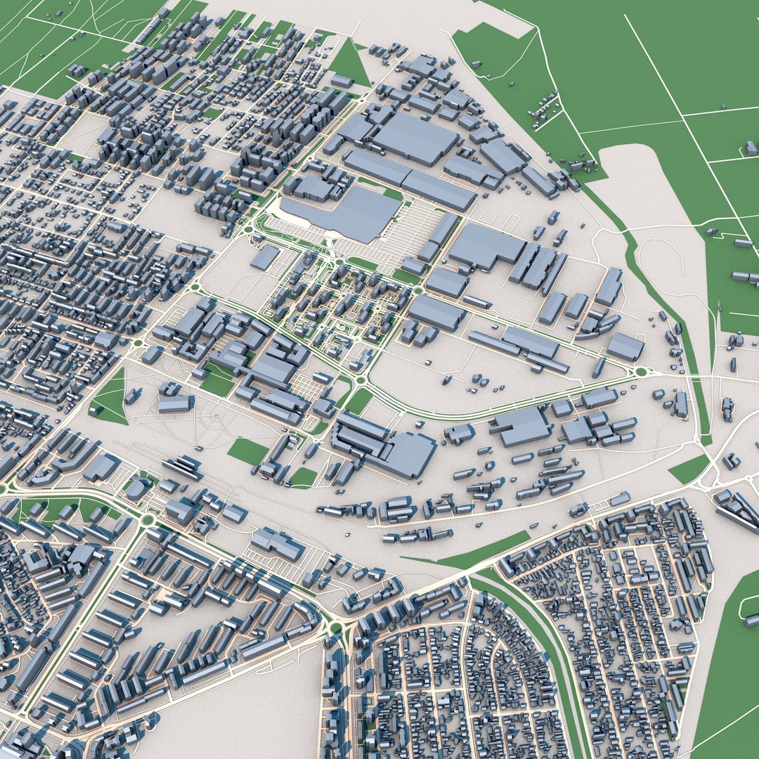 3D Brasov Romania Map - TurboSquid 2355419