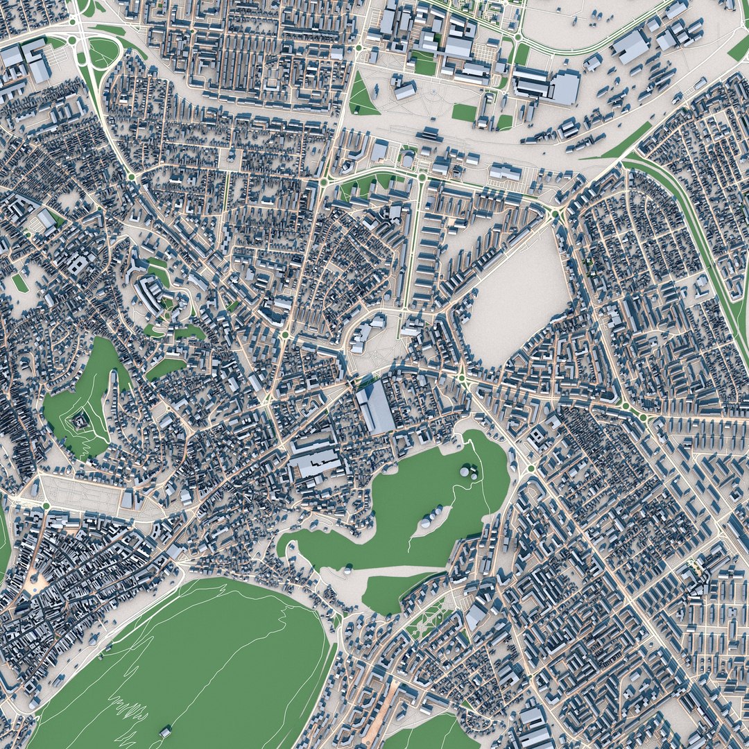 3D Brasov Romania Map - TurboSquid 2355419