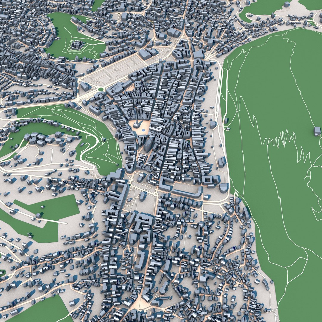 3D Brasov Romania Map - TurboSquid 2355419