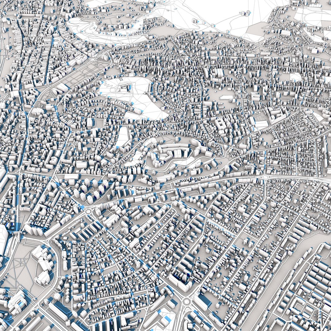 3D Brasov Romania Map - TurboSquid 2355419