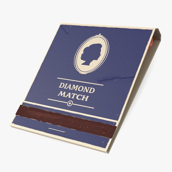 3D MatchBook Vintage Cover Closed model - TurboSquid 1858391