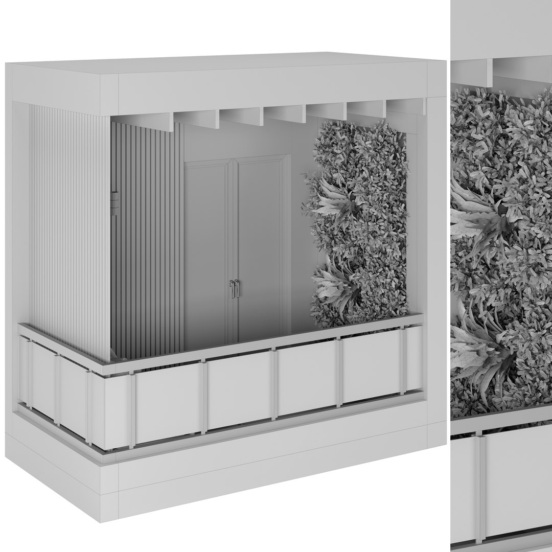 Apartment Modern Balcony 01 3D Model - TurboSquid 2009446