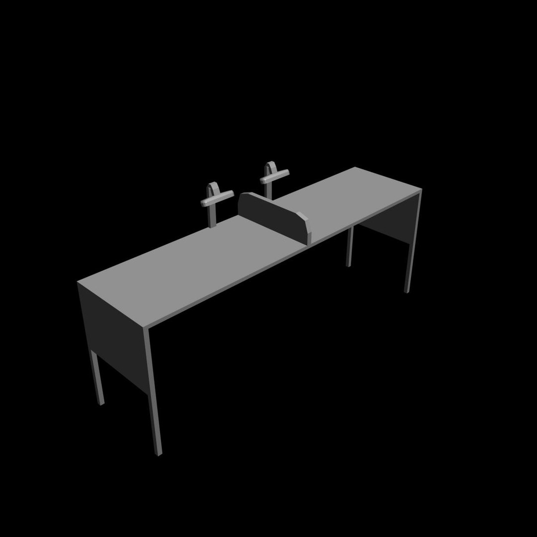 Library Table Lamp 3d 3ds