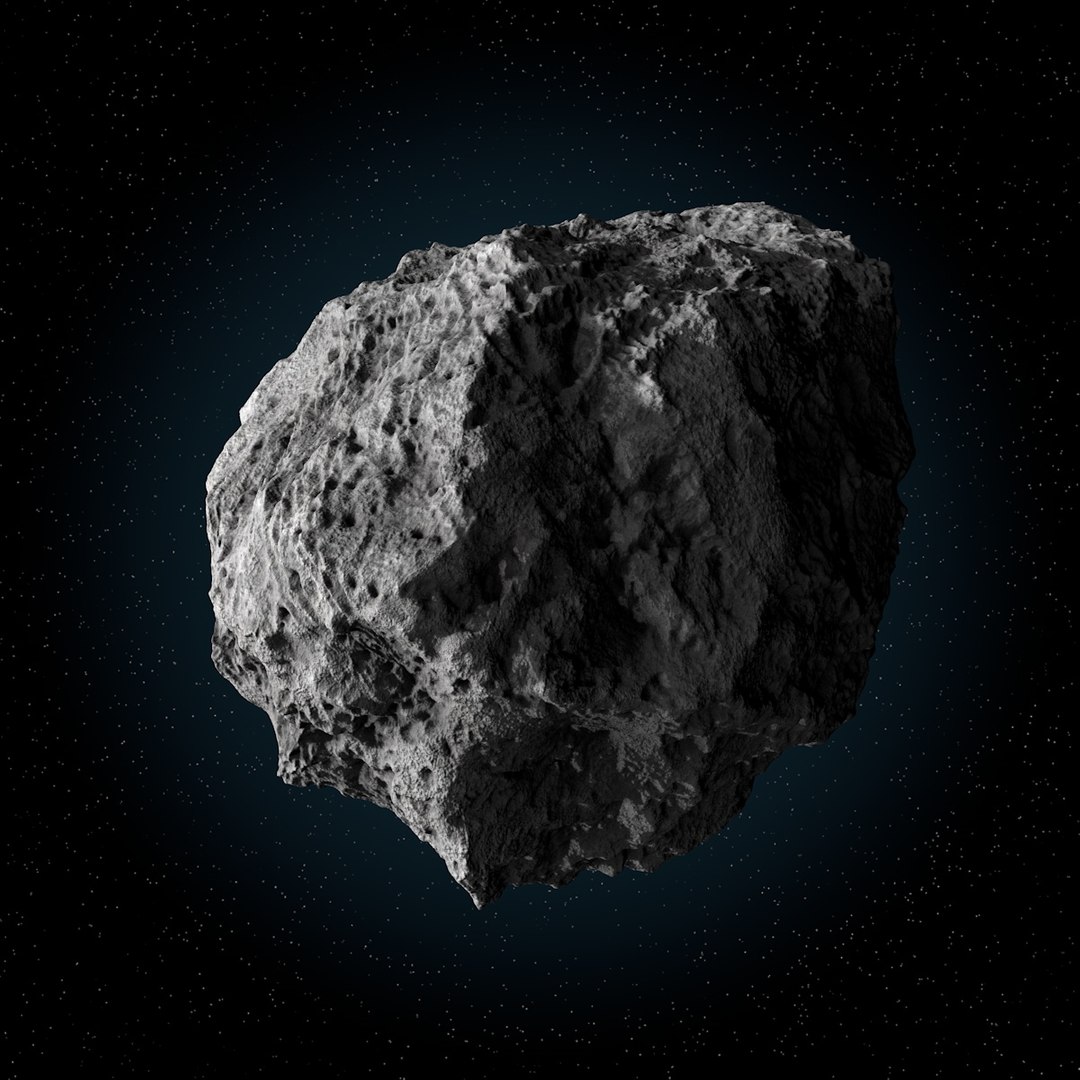 3d Model Asteroid Meteoroid Rock