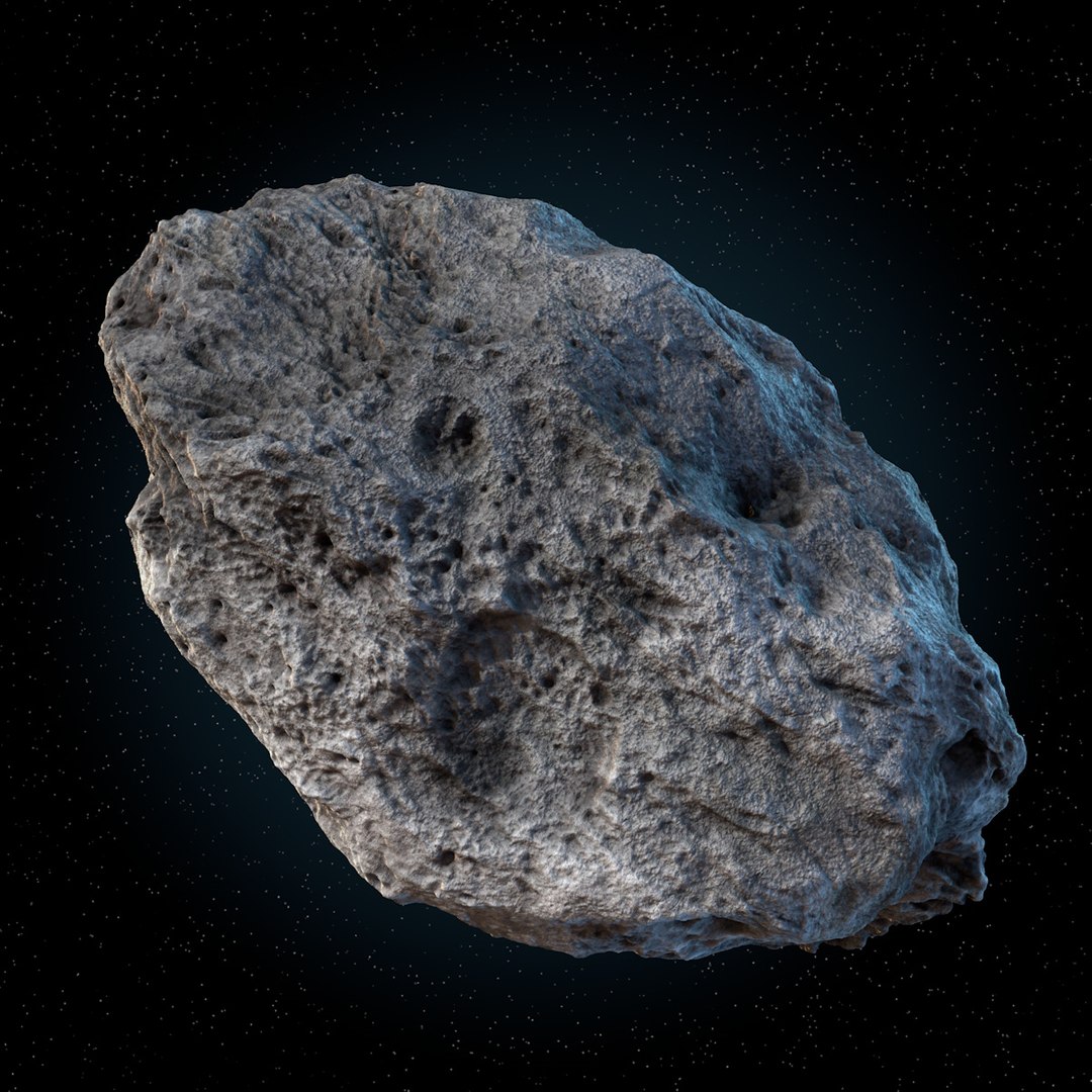 3d Model Asteroid Meteoroid Rock