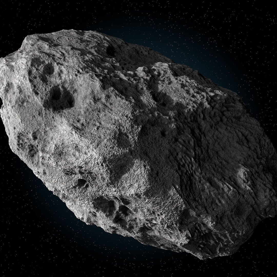 3d Model Asteroid Meteoroid Rock