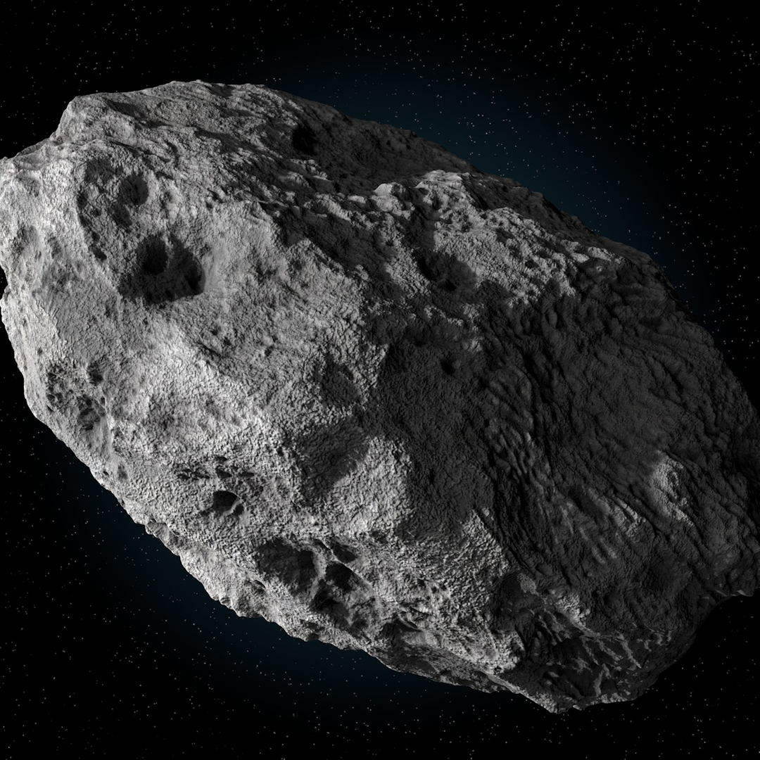 3d model asteroid meteoroid rock