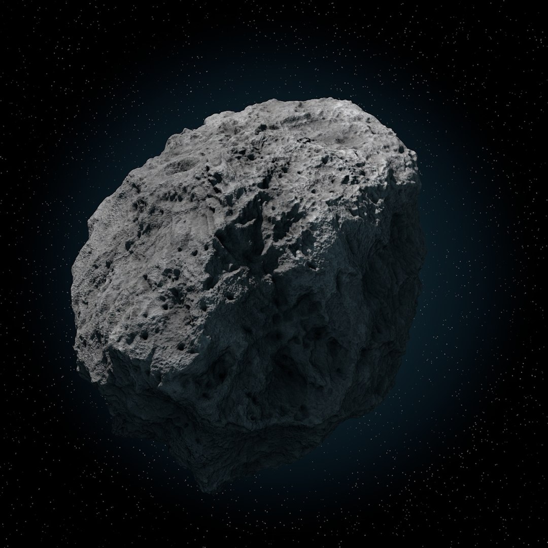 3d Model Asteroid Meteoroid Rock