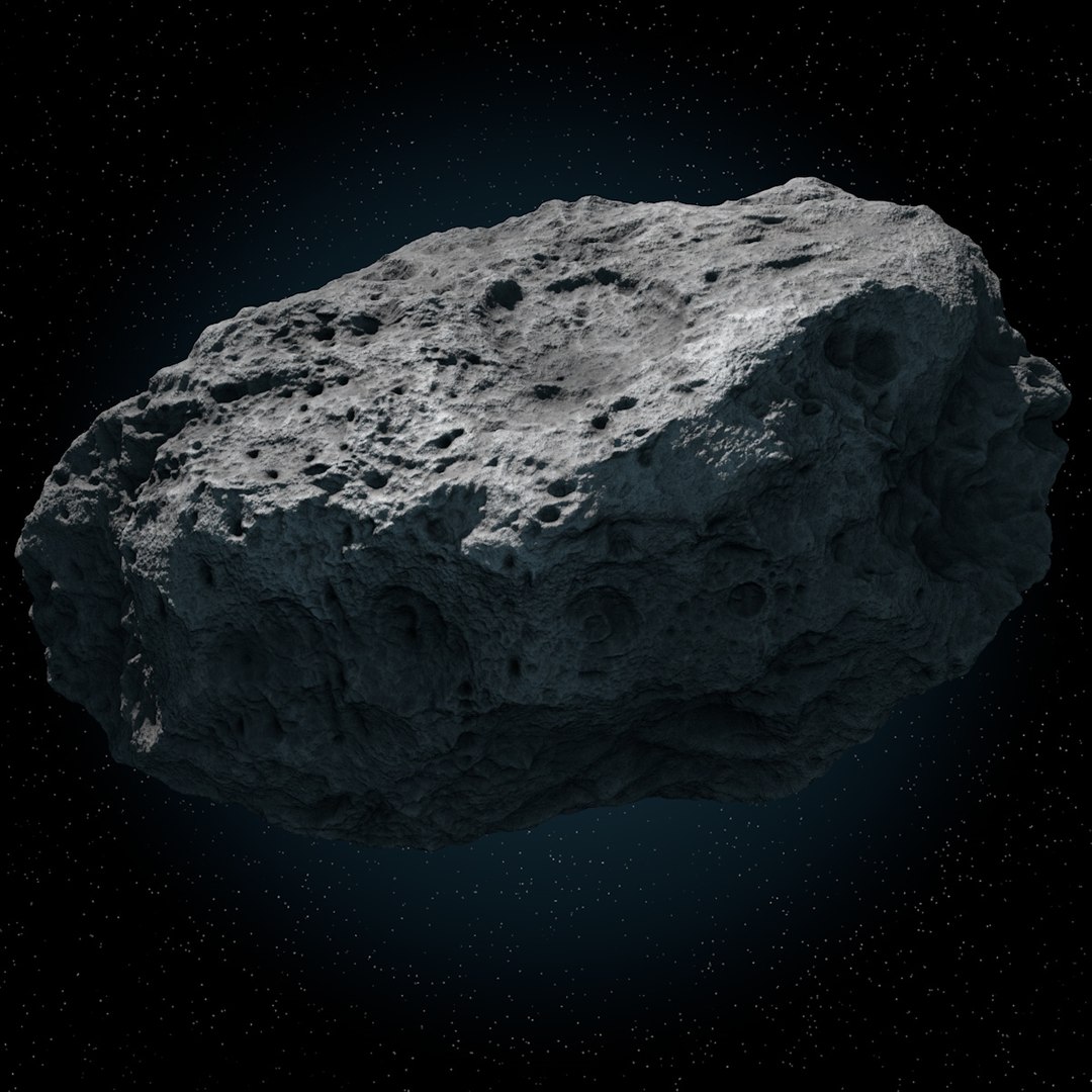 3d Model Asteroid Meteoroid Rock