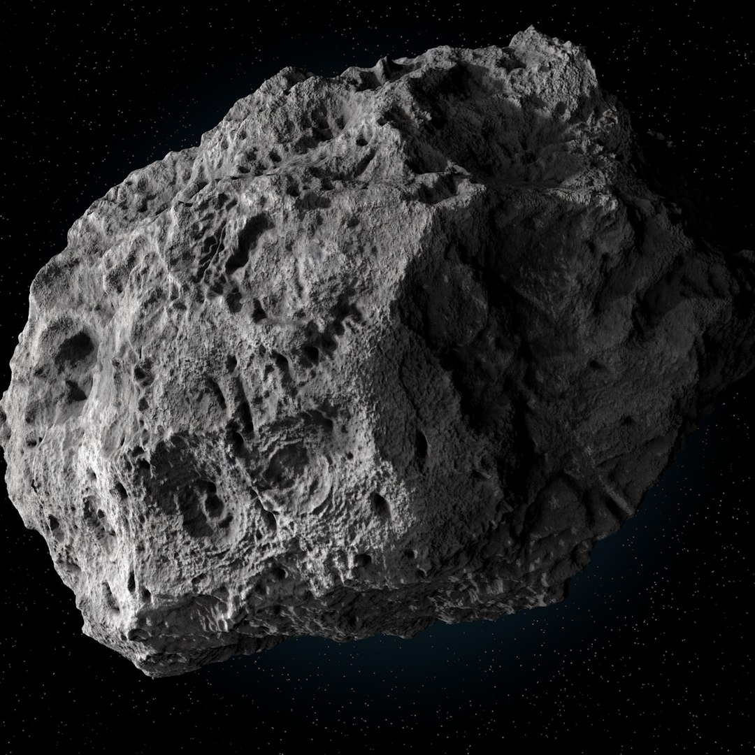 3d Model Asteroid Meteoroid Rock