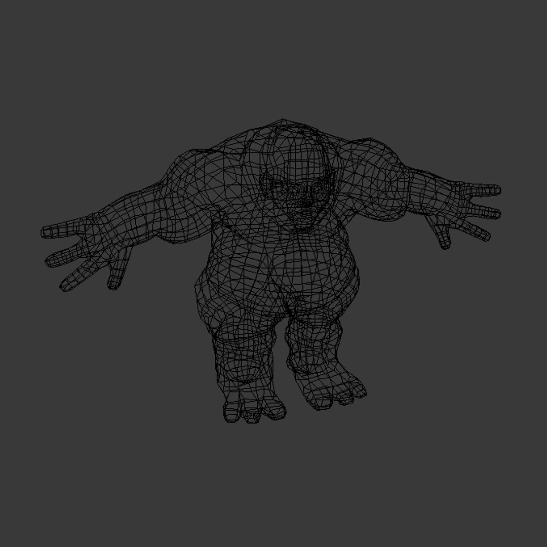 Fatty Humanoid 3d Model