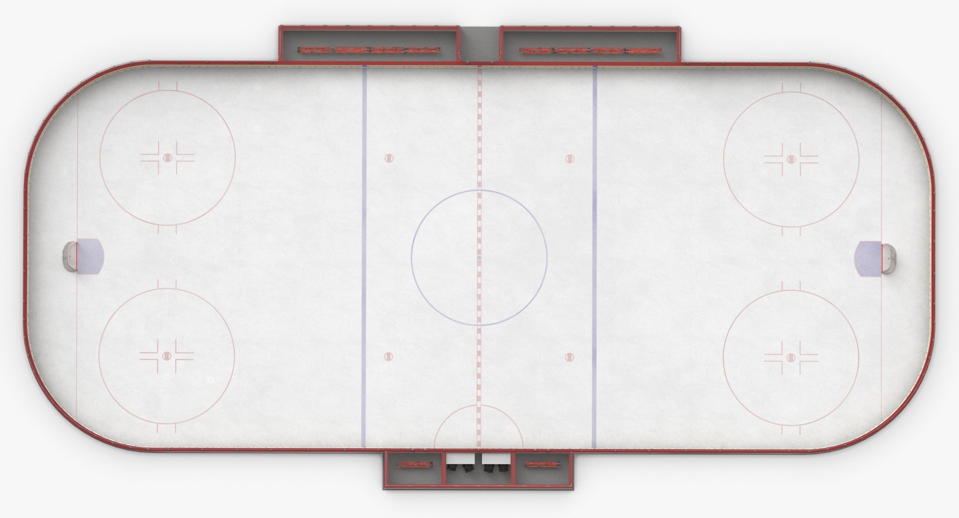 Ice Hockey Rink 3D Model - TurboSquid 1521724
