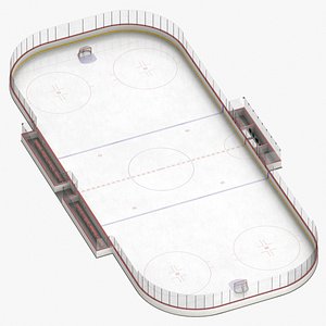 3D Hockey Rink Models - Browse & Download Formats - TurboSquid