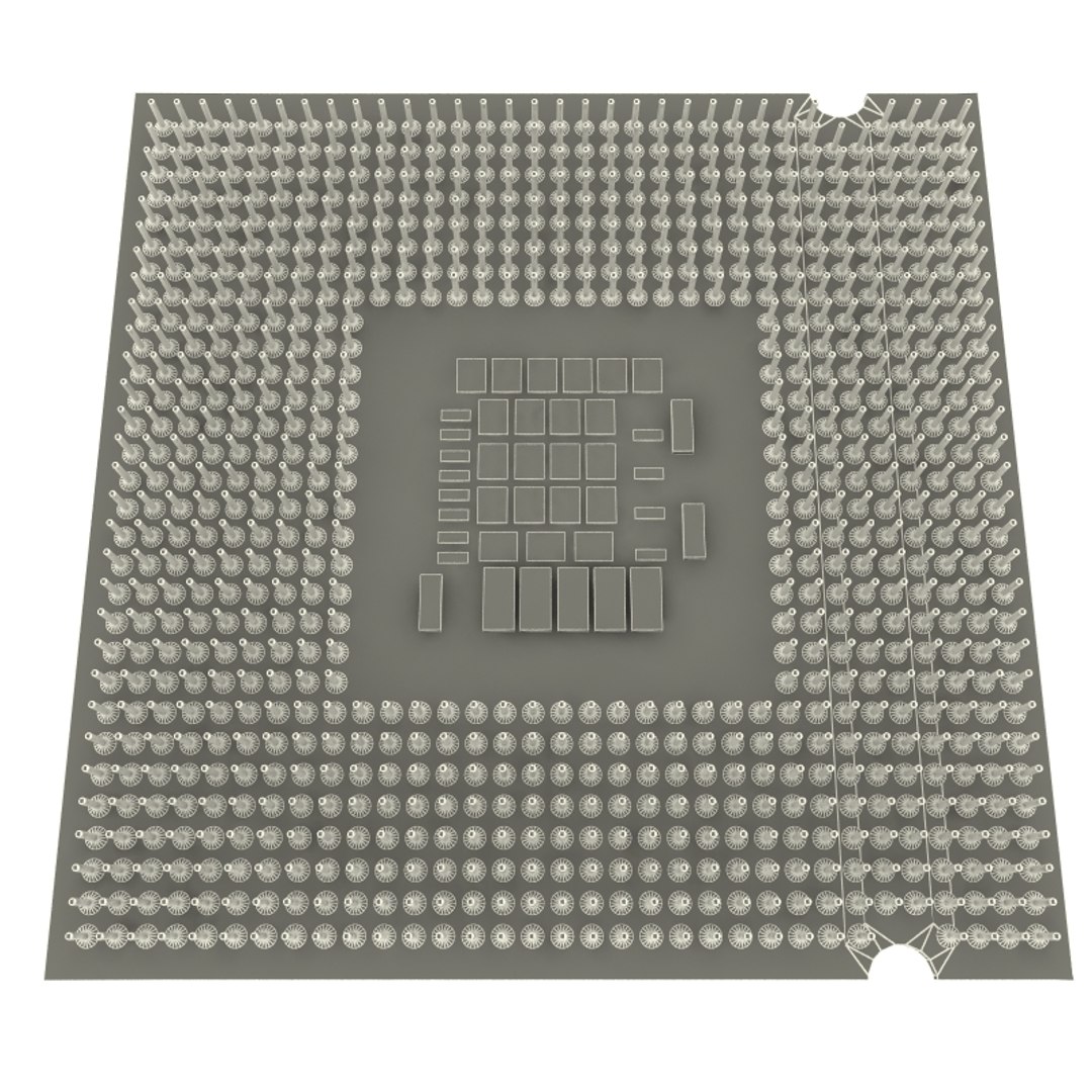 3ds Max Processor Modelled Check