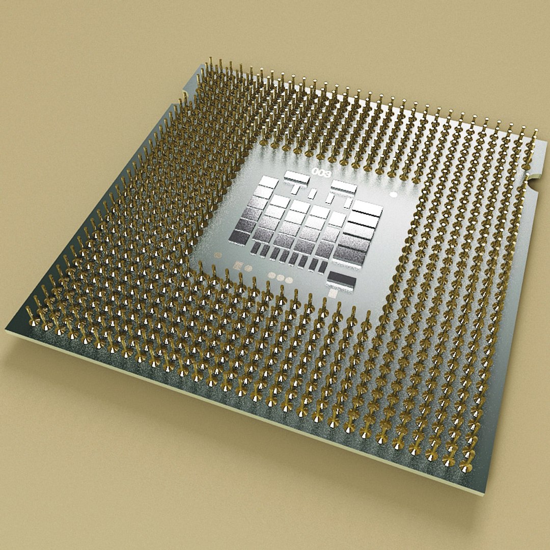 3ds Max Processor Modelled Check