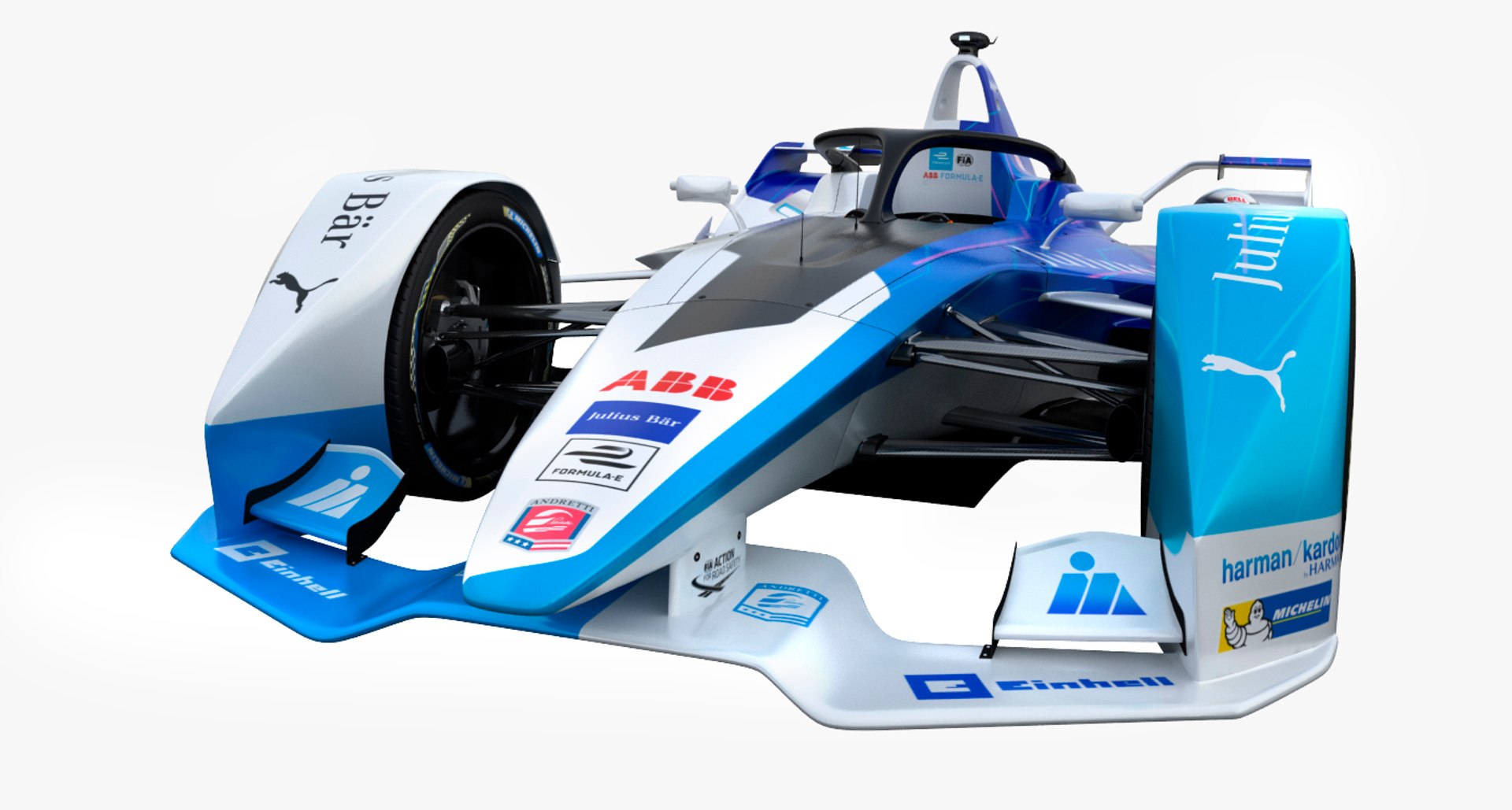 Formula E Andretti 2018 3D Model - TurboSquid 1336743