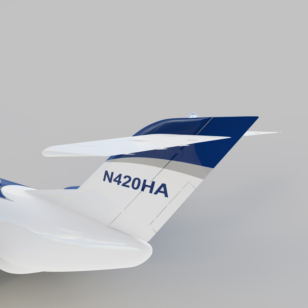 3d Model Business Jet Hondajet Ha-420