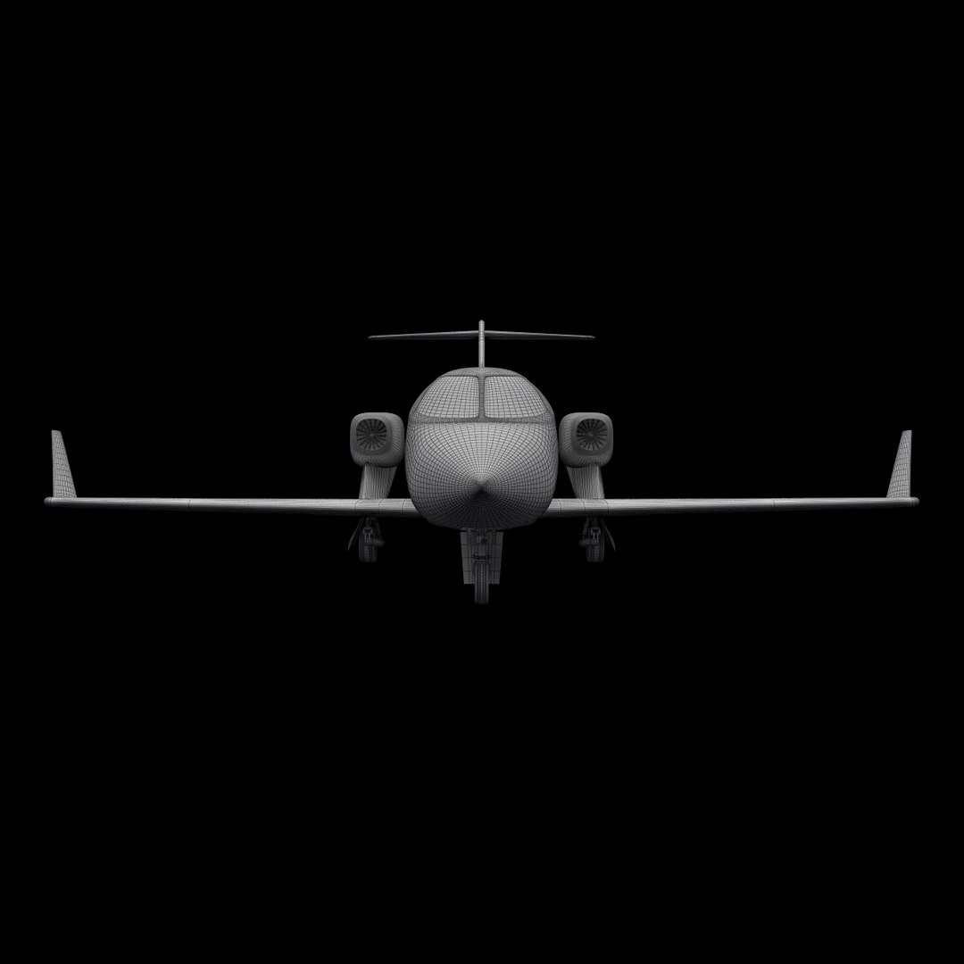 3d Model Business Jet Hondajet Ha-420
