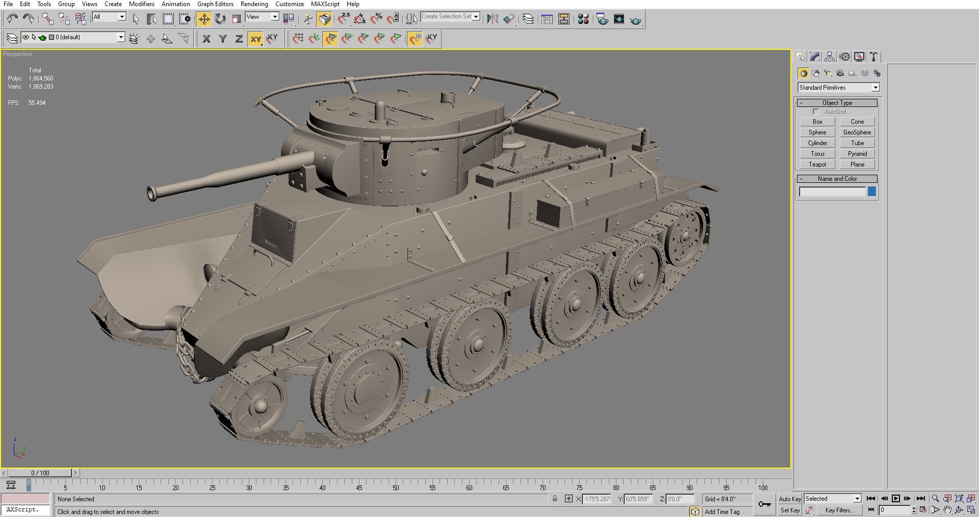 3D Russian BT-5 Cavalry Tank-Clay Version Model - TurboSquid 2077310