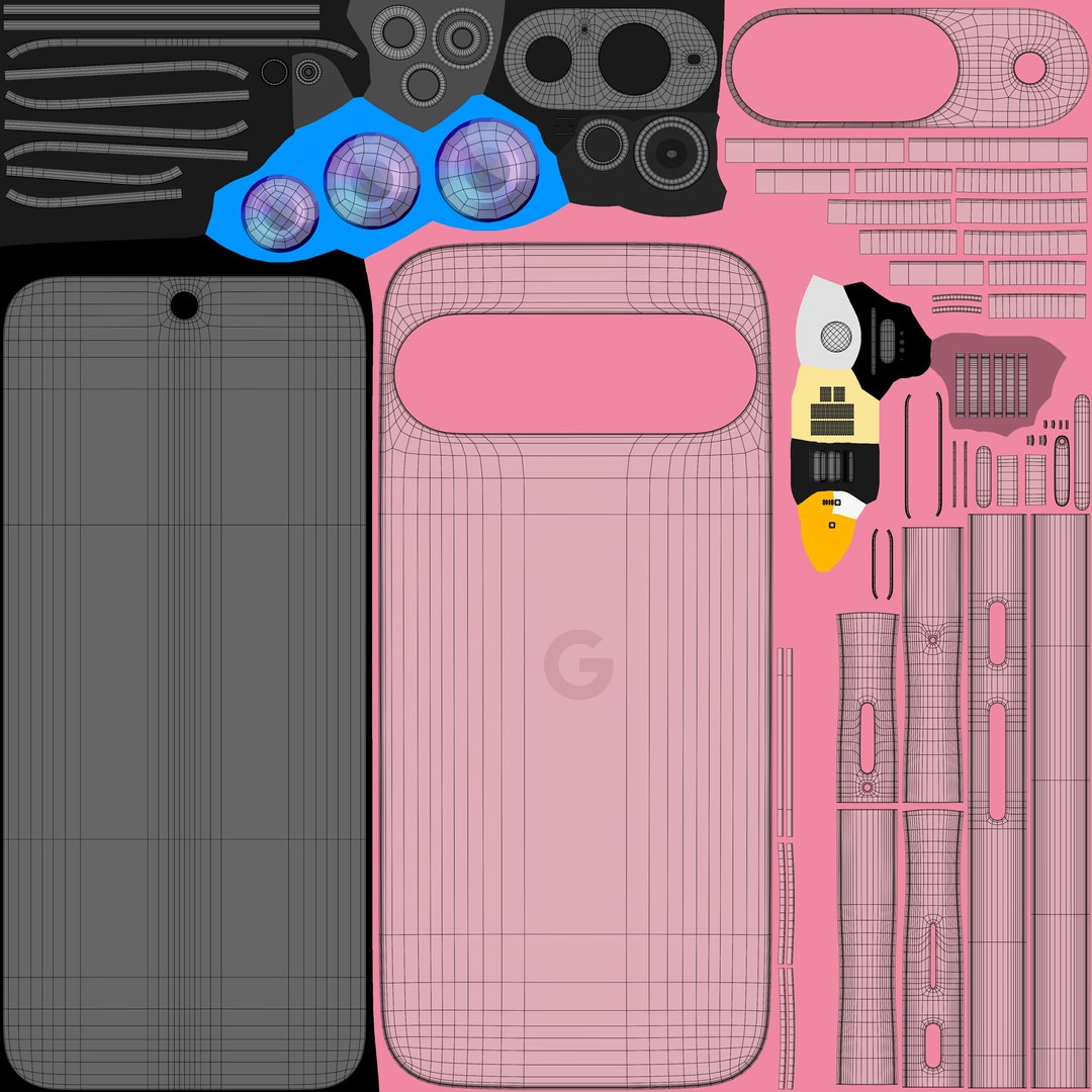 Google Pixel 9 Peony 3D Model - TurboSquid 2268664