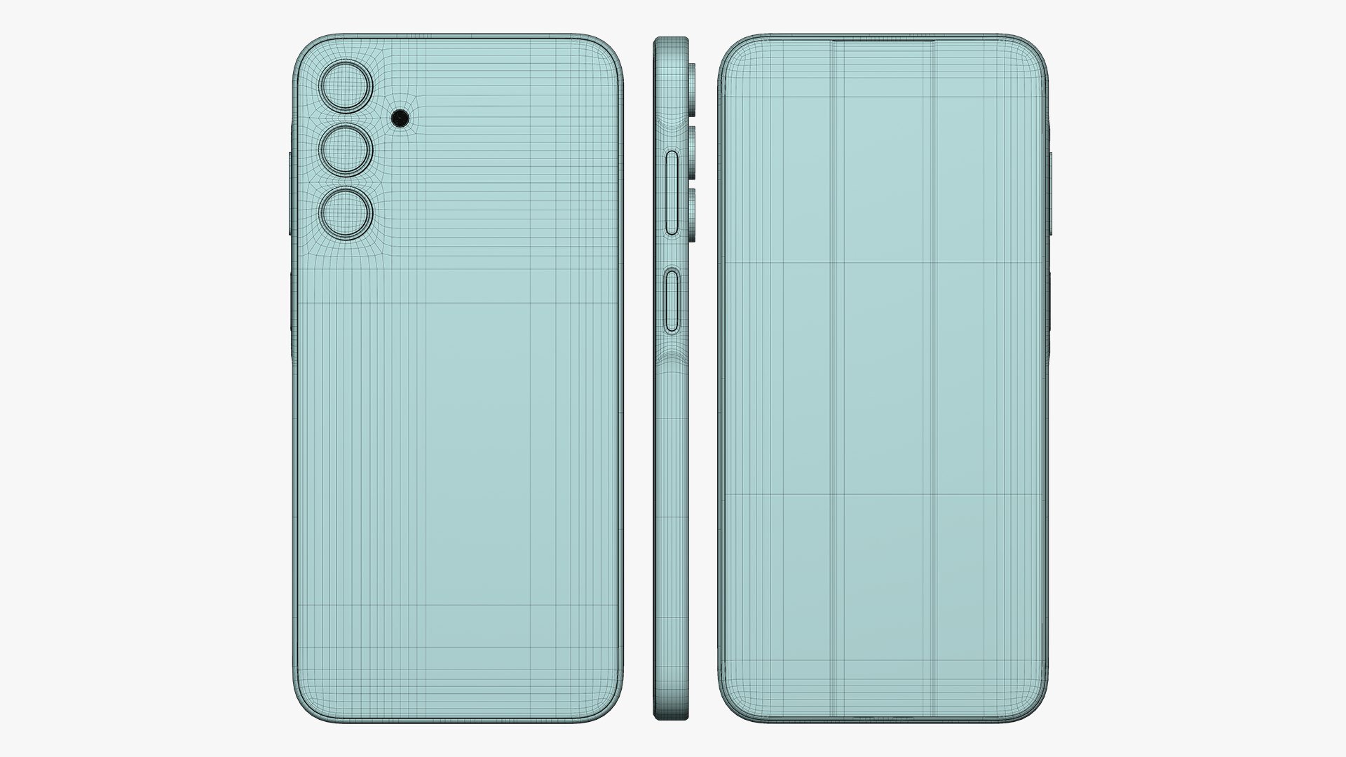 3D model Samsung Galaxy A15 Blue Black - TurboSquid 2176073