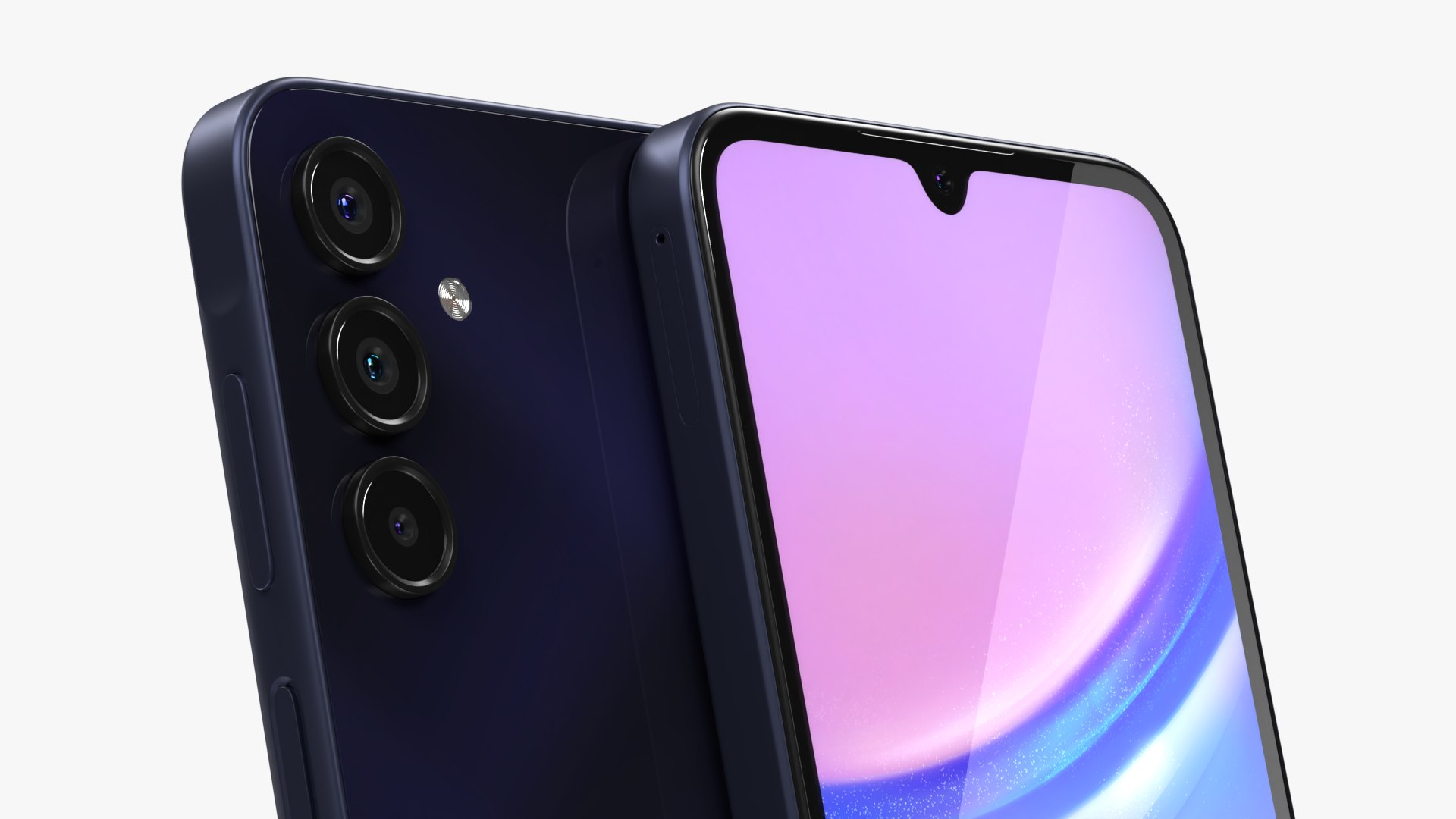 3D model Samsung Galaxy A15 Blue Black - TurboSquid 2176073