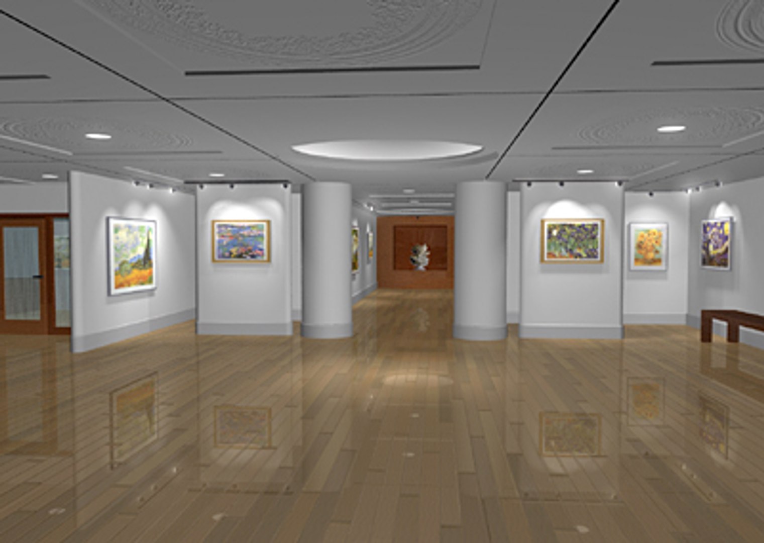 Museum Wire 3d Model