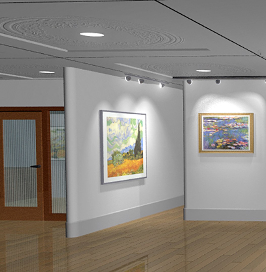 Museum Wire 3d Model