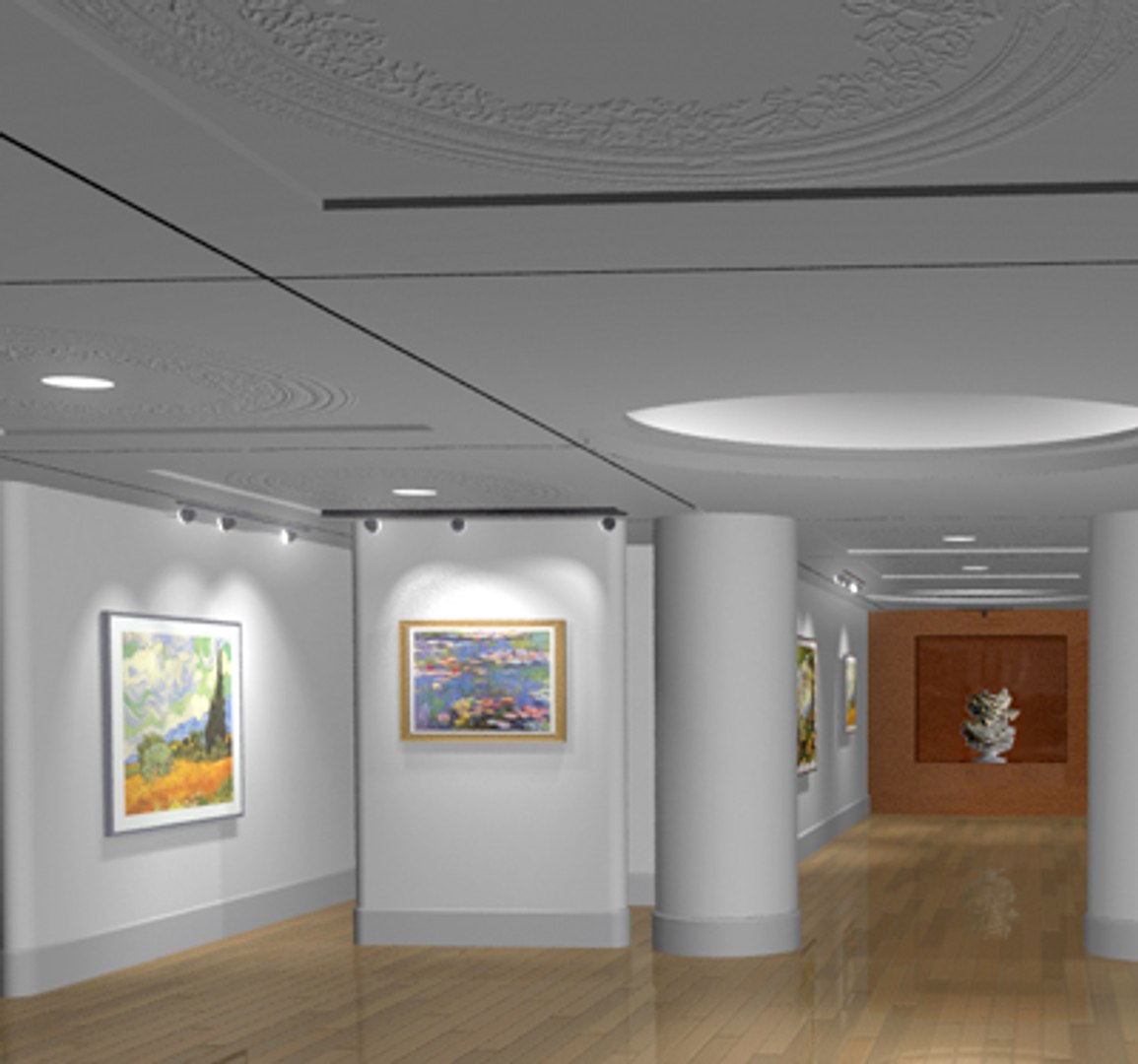 Museum Wire 3d Model