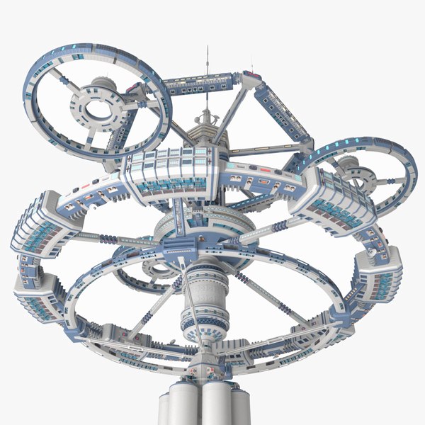 modelo 3d Estación espacial de ciencia ficción - TurboSquid 2218465