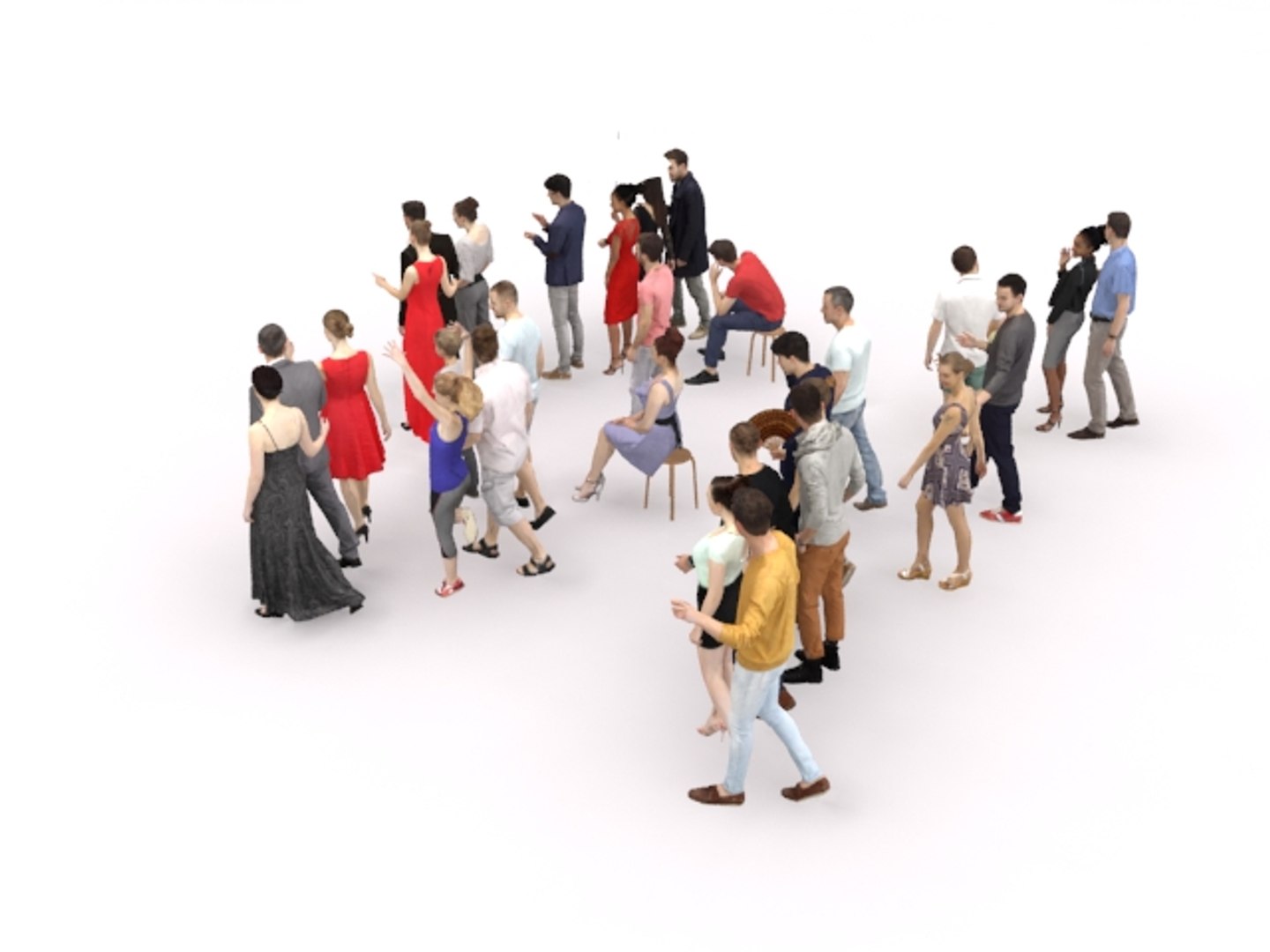 Scanned People Casual Polygons 3D - TurboSquid 1558654