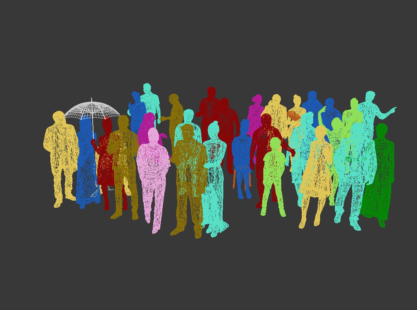 Scanned People Casual Polygons 3D - TurboSquid 1558654