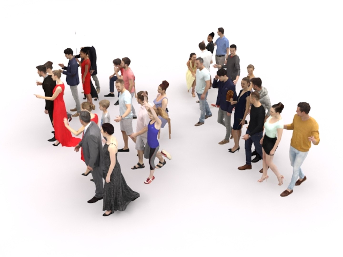 Scanned People Casual Polygons 3D - TurboSquid 1558654