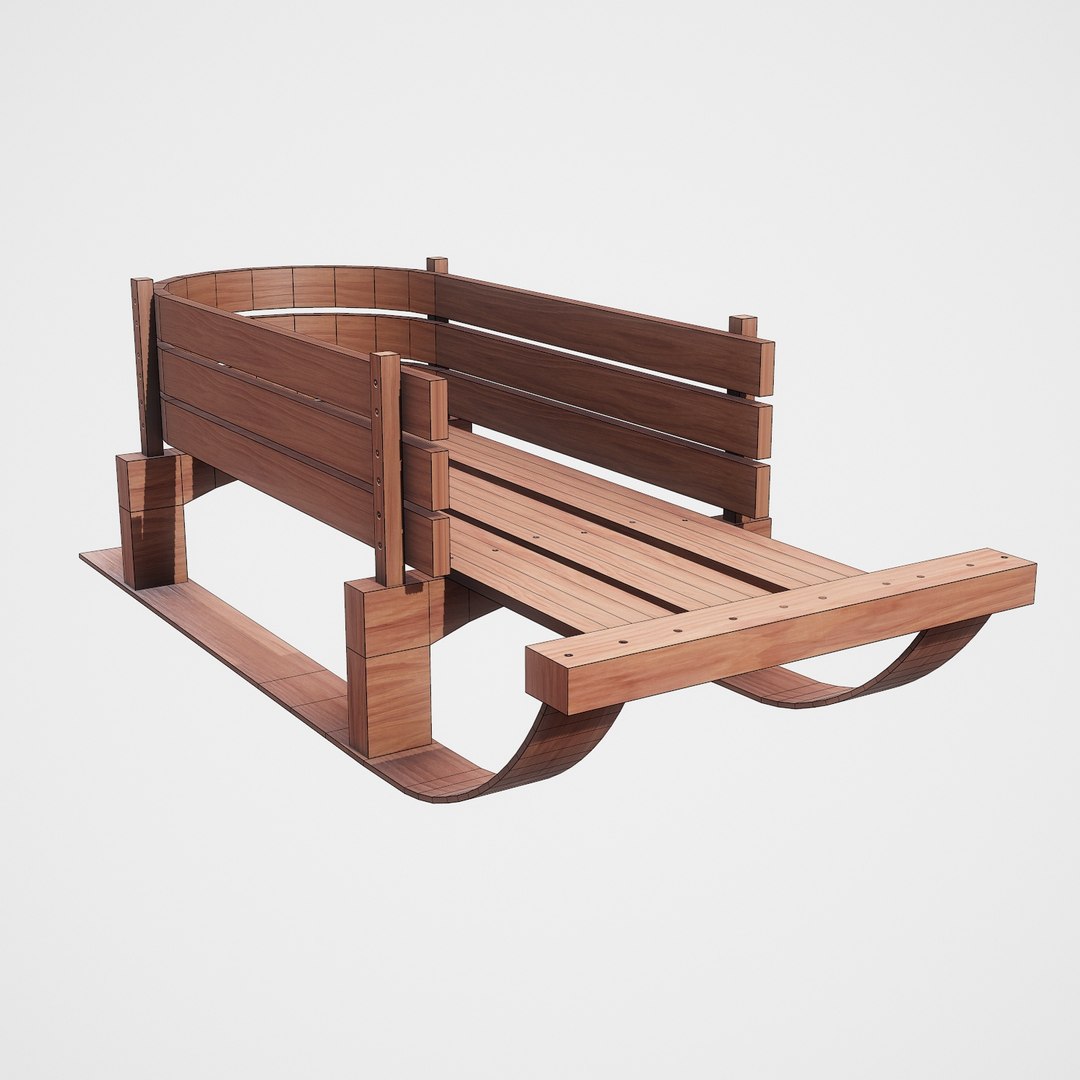 Snow Sledge 3D Model - TurboSquid 1659879