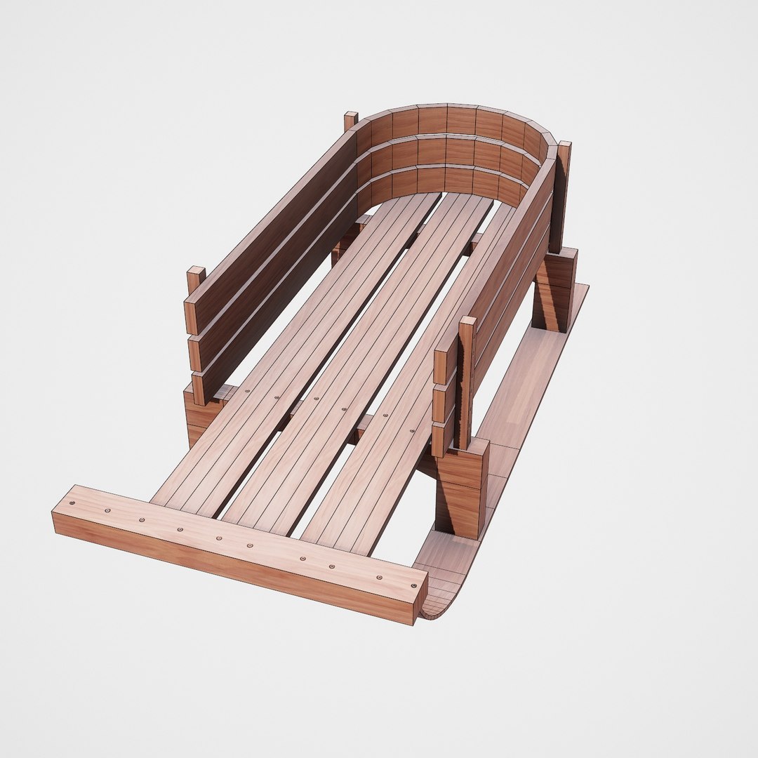 Snow Sledge 3D Model - TurboSquid 1659879