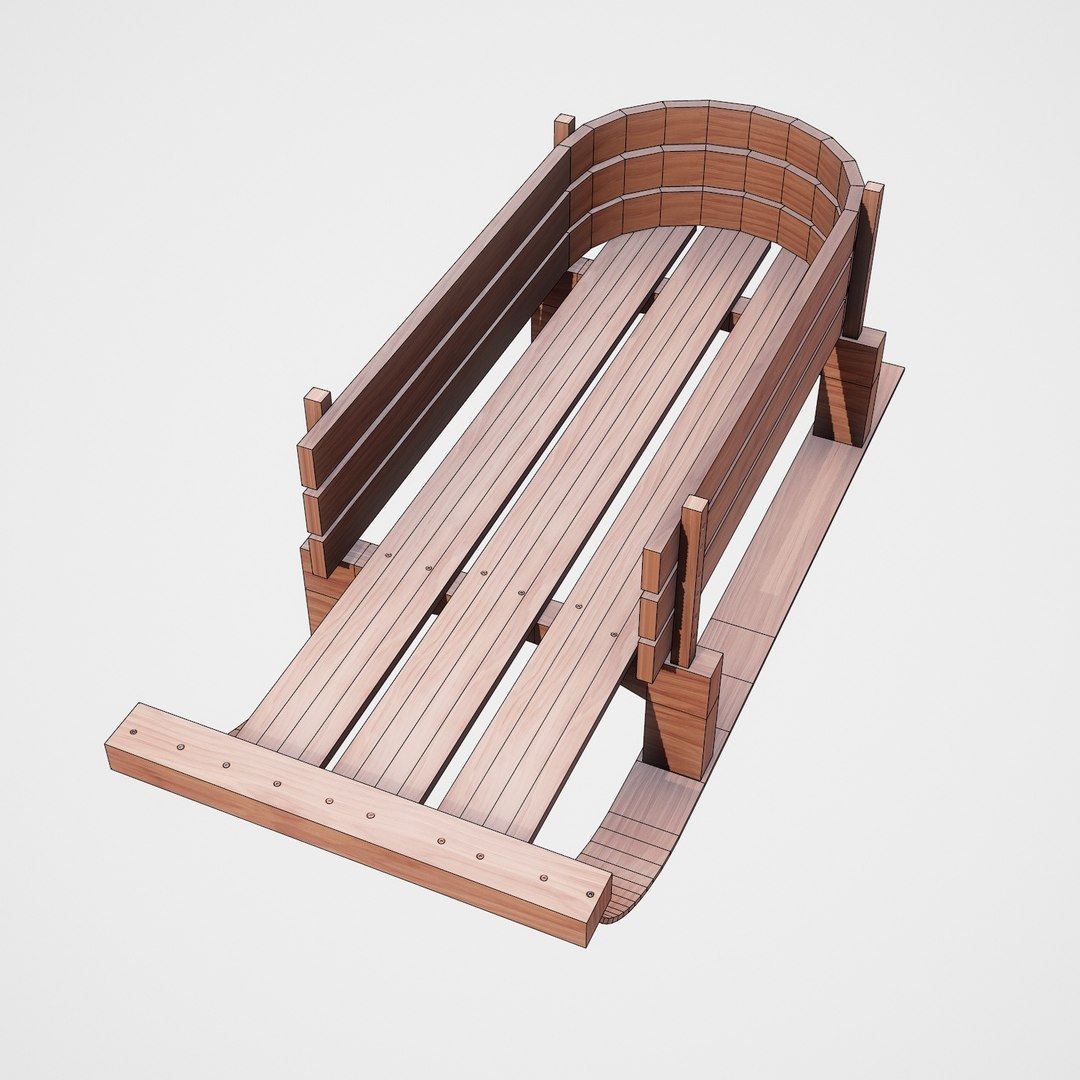 Snow Sledge 3D Model - TurboSquid 1659879