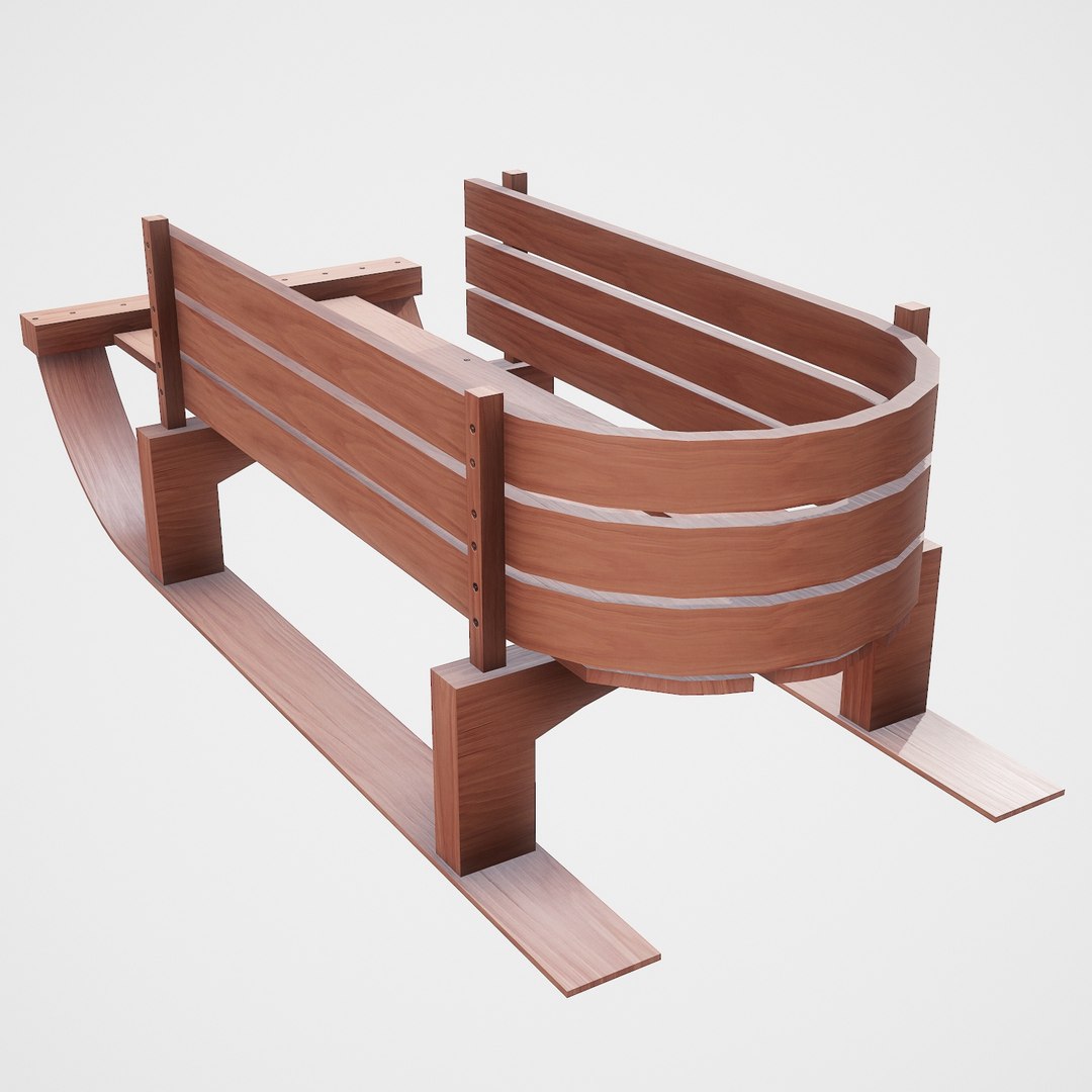 Snow Sledge 3D Model - TurboSquid 1659879