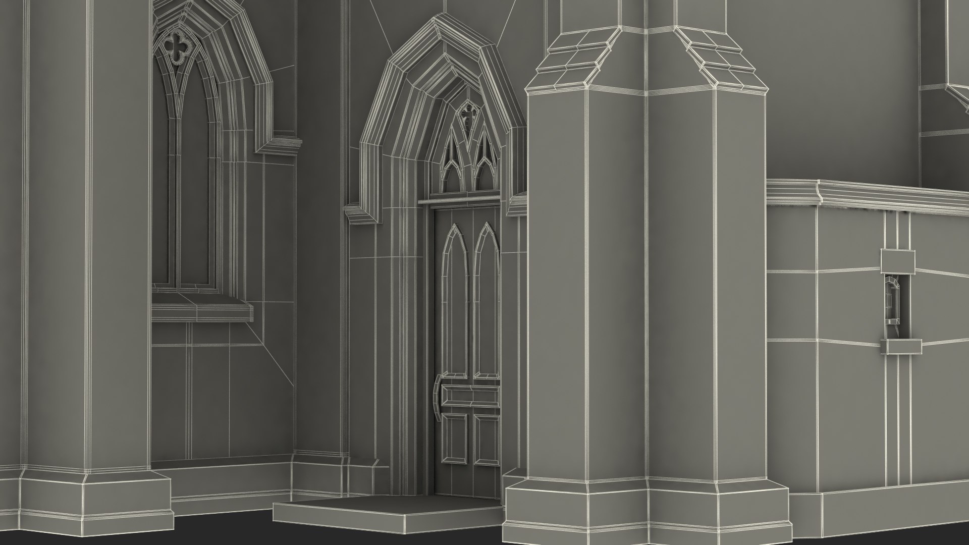 Vincent ferrer catholic church 3D model - TurboSquid 1443807