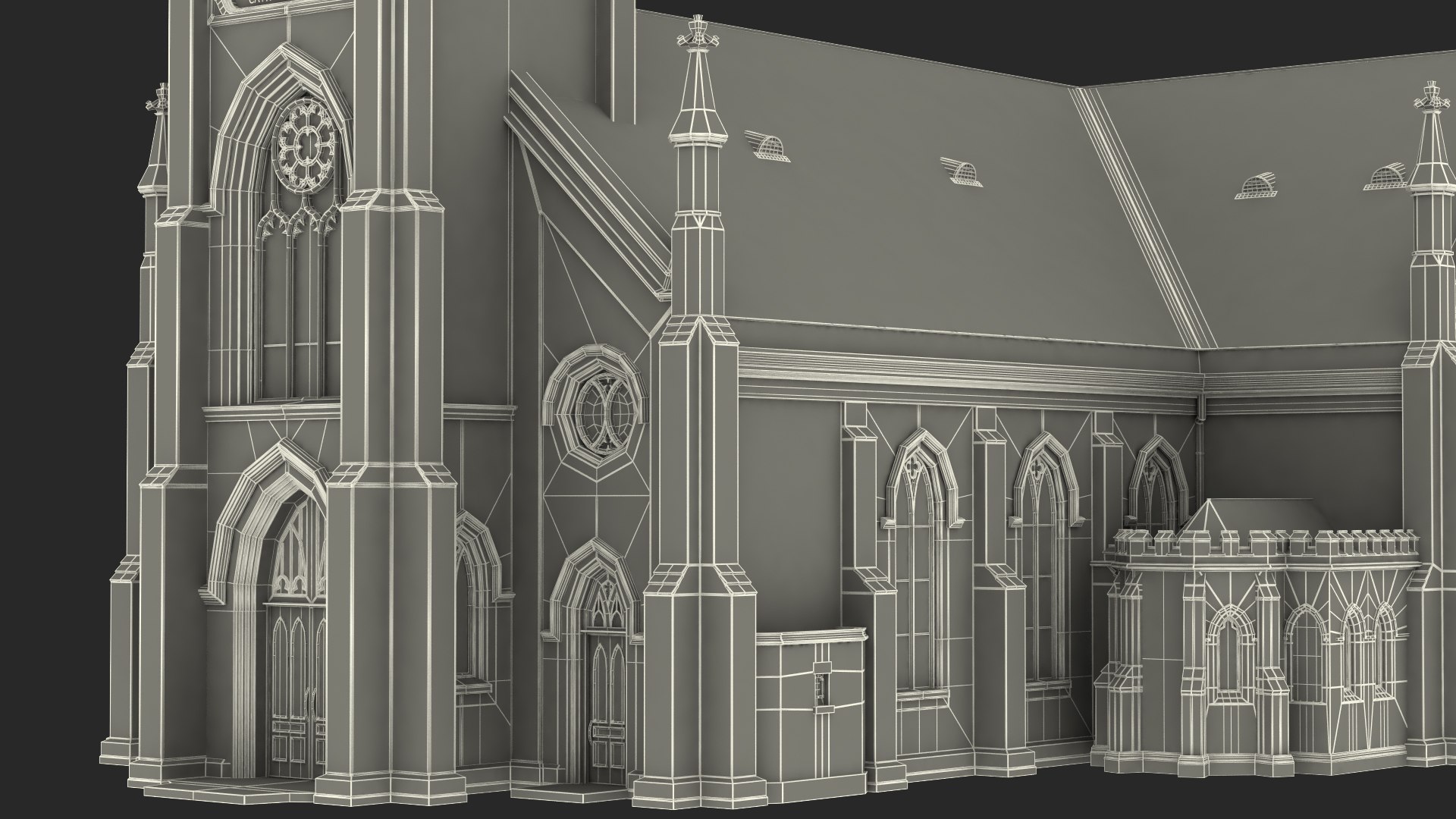 Vincent ferrer catholic church 3D model - TurboSquid 1443807