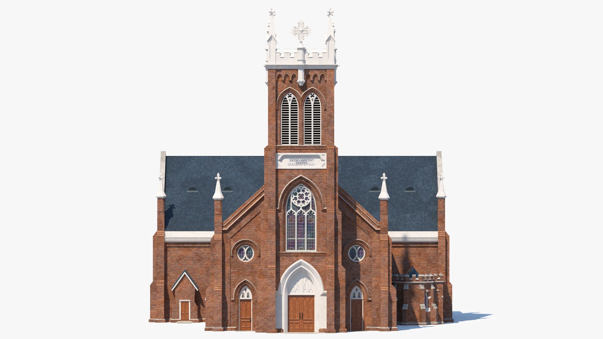 Vincent ferrer catholic church 3D model - TurboSquid 1443807